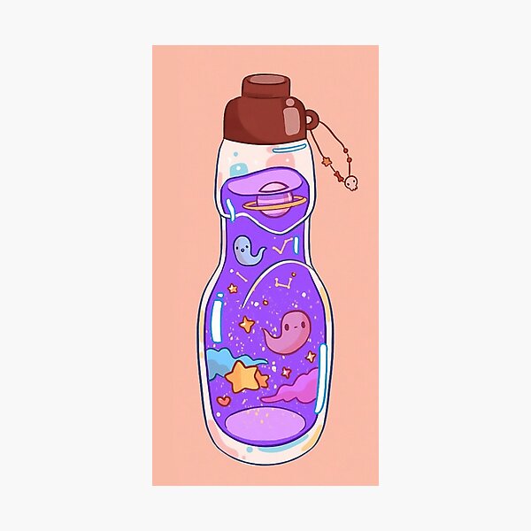 Impression photo « Purple Sky Ramune », par Cutedrawings123 | Redbubble