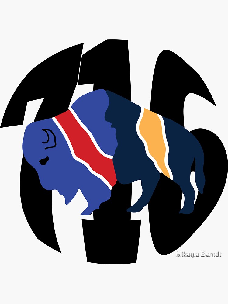 "Buffalo Pride" Sticker for Sale by Mks-art | Redbubble
