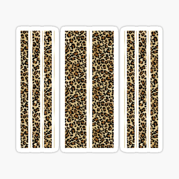"Wildly Wonderful Leopard Stripes Animal Print with Pretty Simple Gold ...
