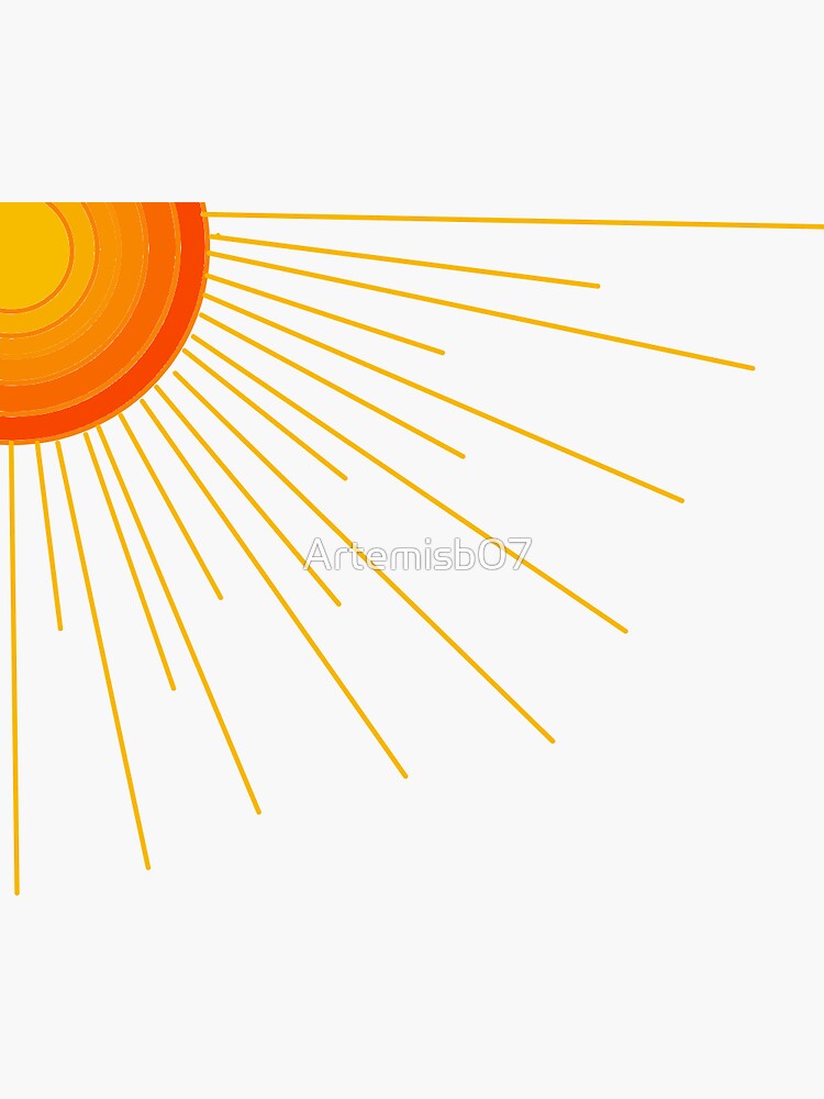 "Sunny day" Sticker by Artemisb07 | Redbubble