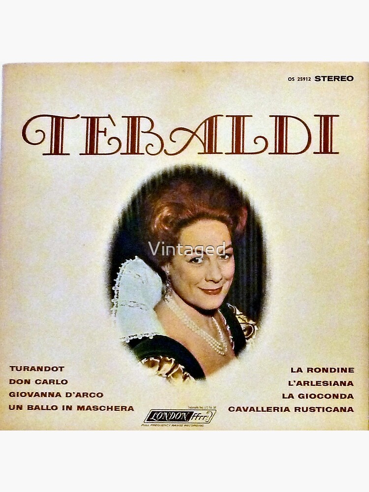 "Renata Tebaldi, Tebaldi, opera, soprano, London, Italy, Diva ...