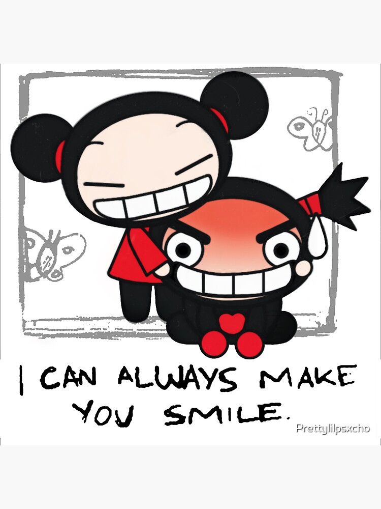 "I Can Always Make You Smile meme - Pucca Funny Love " Sticker for Sale ...