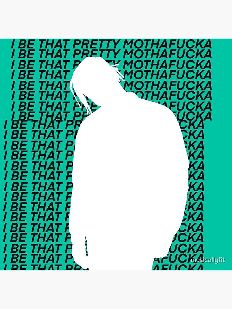 "Pretty Flacko" Poster by musicallyfit | Redbubble