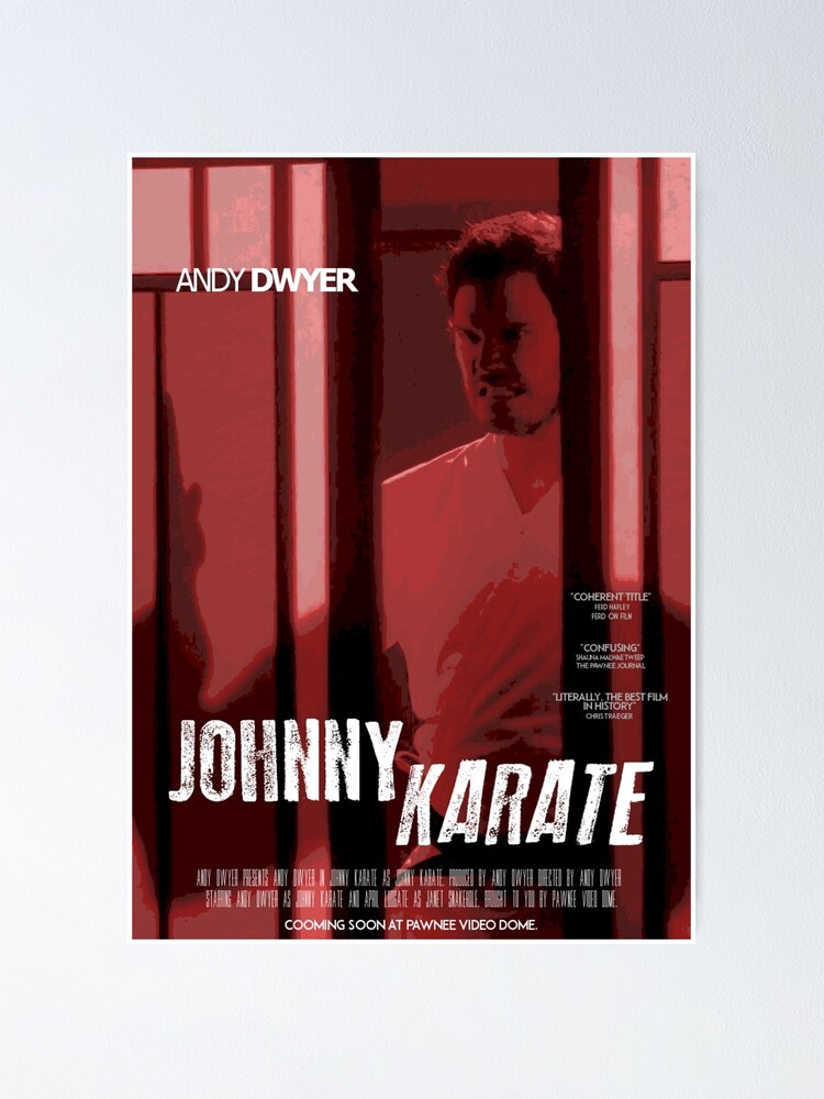 "Johnny Karate poster" Poster for Sale by itsmadgical | Redbubble