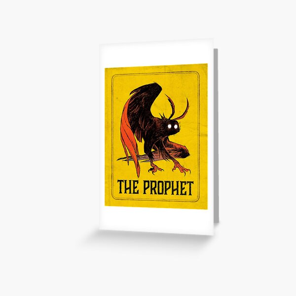 "Mothman - The Prophet" Greeting Card for Sale by karmabees | Redbubble
