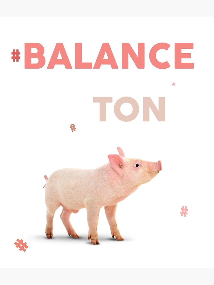 Poster « Balance ton quoi porc cochon # », par NoeBug | Redbubble