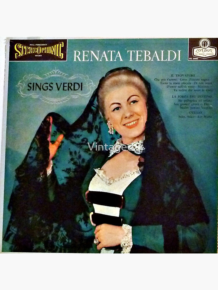 " Stereophonic, Renata Tebaldi, Tebaldi, opera, soprano, London, Italy ...