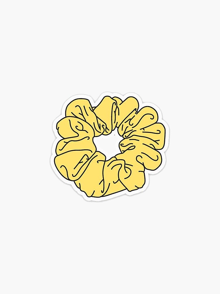 "VSCO scrunchie aesthetic sticker" Sticker for Sale by miamanza | Redbubble
