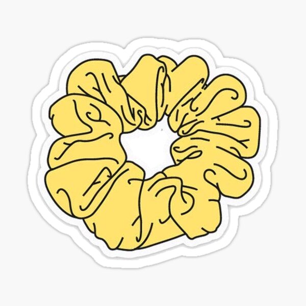 "VSCO scrunchie aesthetic sticker" Sticker for Sale by miamanza | Redbubble