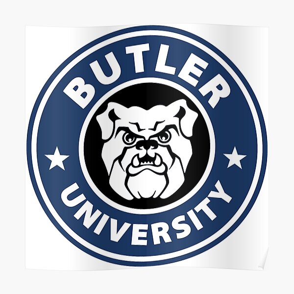 "Butler University" Poster by DuckHouse | Redbubble