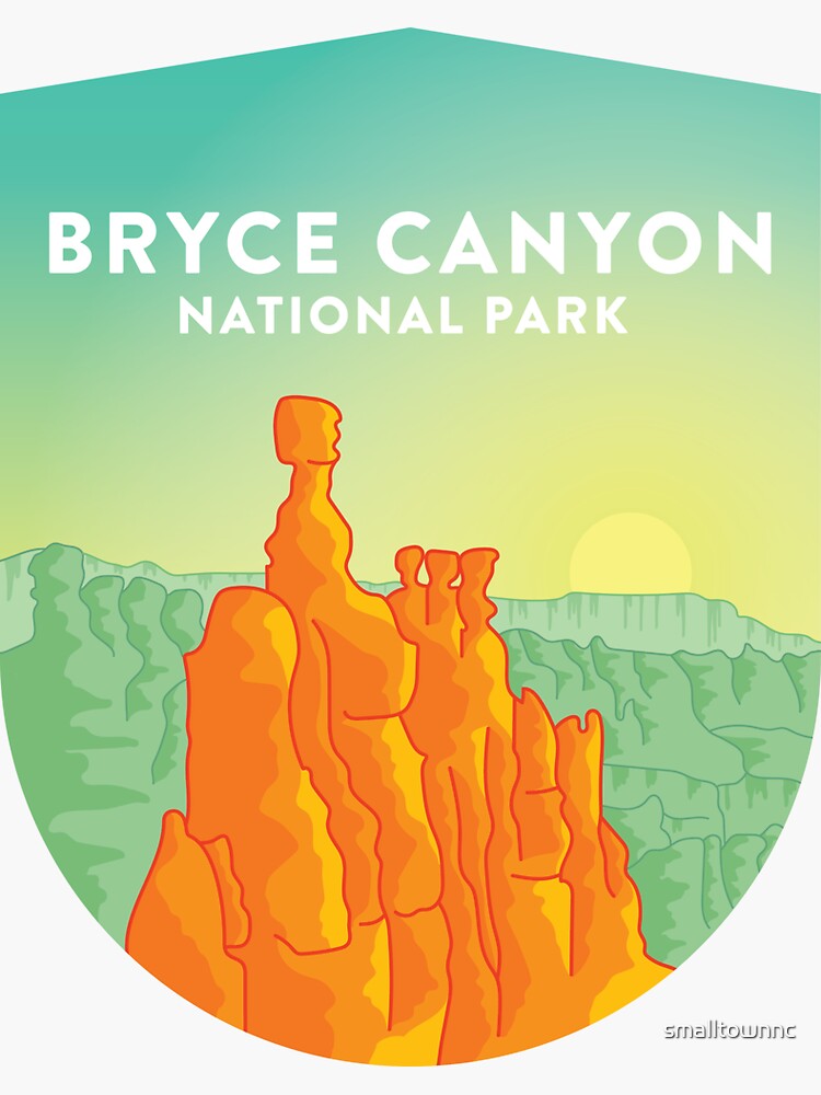 "Bryce Canyon National Park" Sticker for Sale by smalltownnc | Redbubble