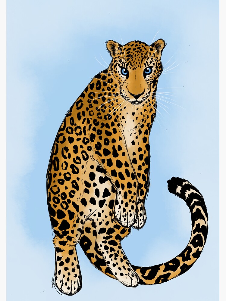 "Amur Leopard" Sticker for Sale by rachrachelm | Redbubble