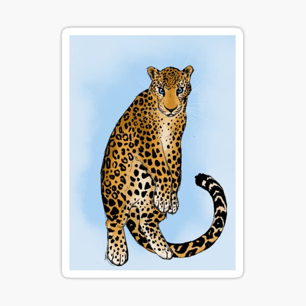 "Amur Leopard" Sticker for Sale by rachrachelm | Redbubble