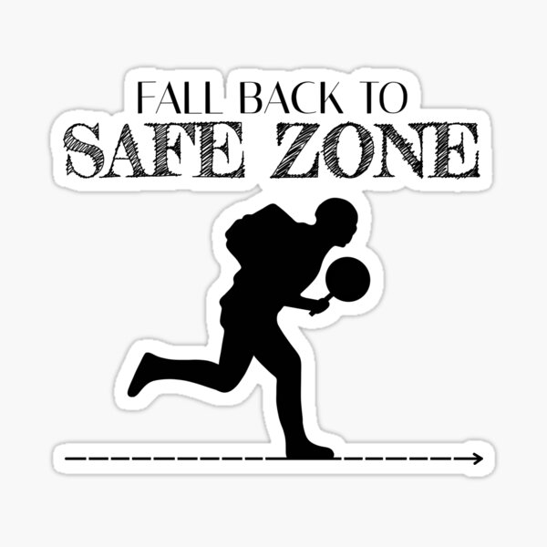 "Safe zone" Sticker by colorsofcherry | Redbubble