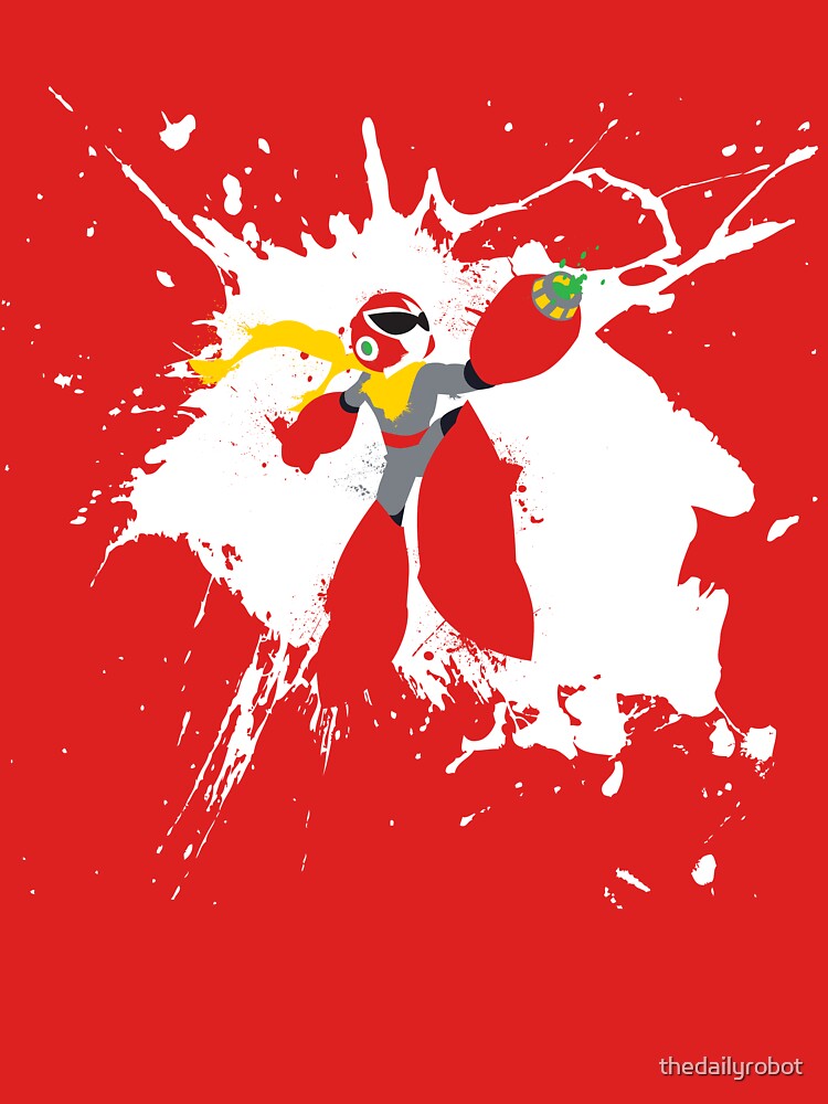 "Protoman Paint Explosion" T-shirt for Sale by thedailyrobot ...