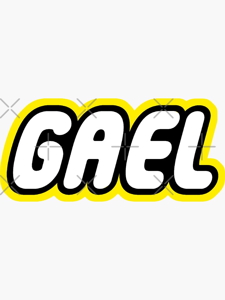 Pegatina «Gael Trending Blocks - personalizar» de Urosek | Redbubble