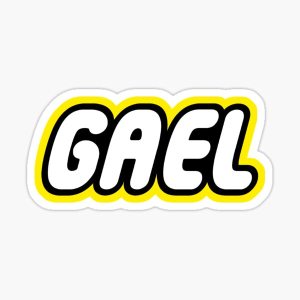 Pegatina «Gael Trending Blocks - personalizar» de Urosek | Redbubble