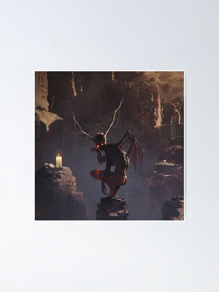 "Wingless Demon" Poster by rowye | Redbubble