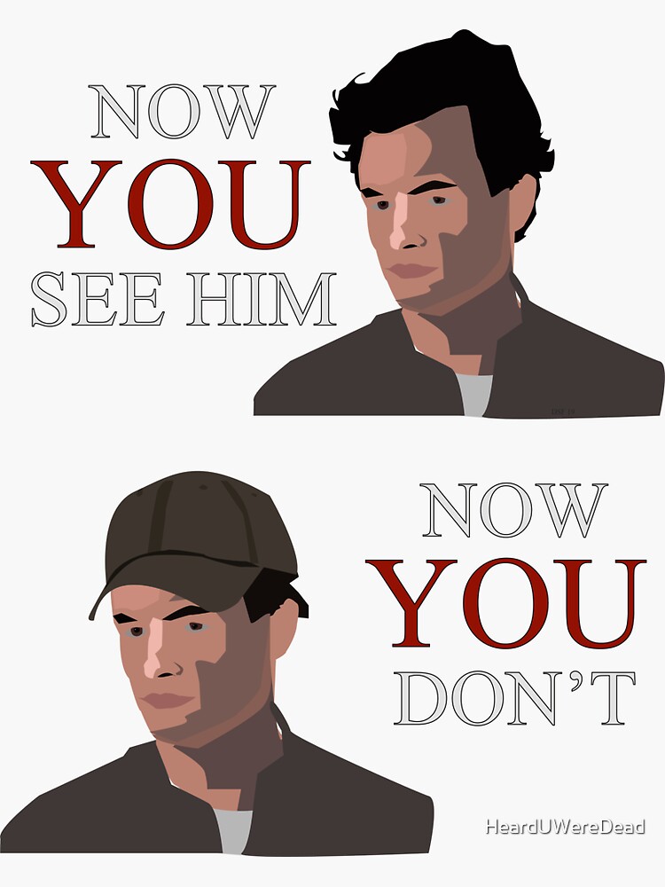 "Joe Goldberg. Master of Disguise" Sticker for Sale by HeardUWereDead ...