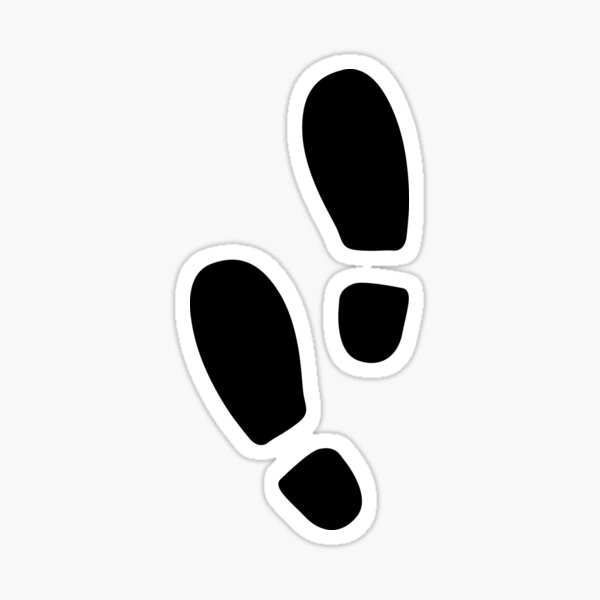 Footsteps Stickers | Redbubble