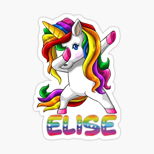 Elise Name Stickers | Redbubble