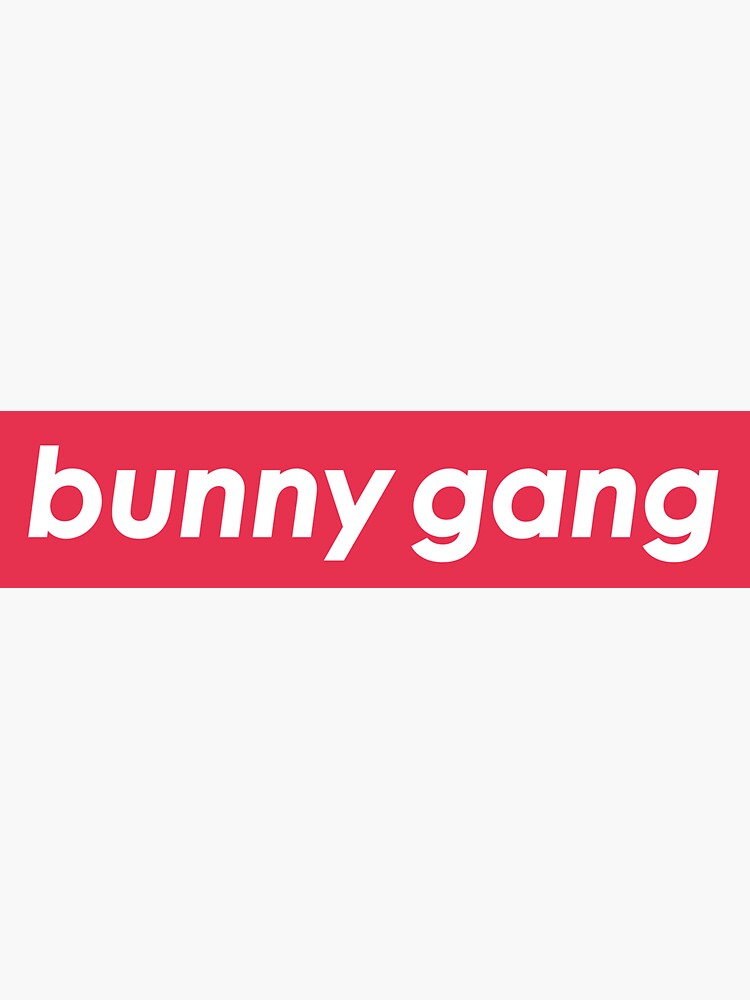 "Bunny Gang for Pet Rabbit Owners" Sticker by CutestBunnies | Redbubble