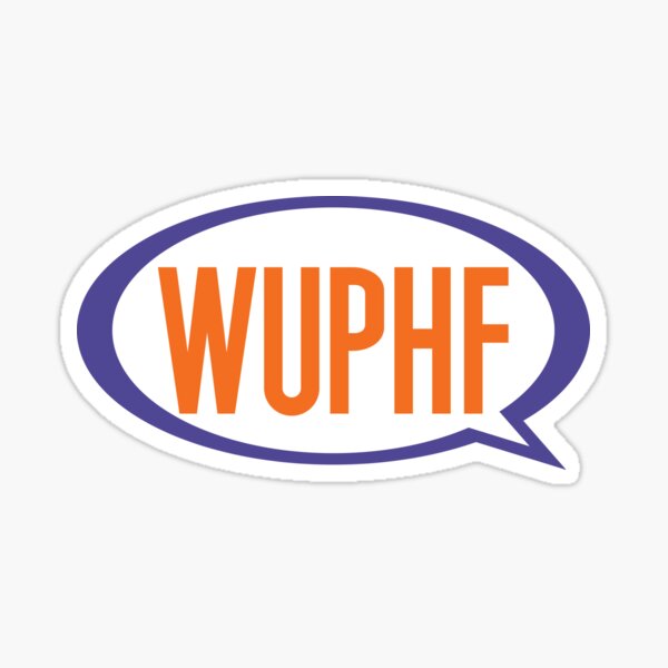 "WUPHF! - The Office" Sticker by colbyfayock | Redbubble