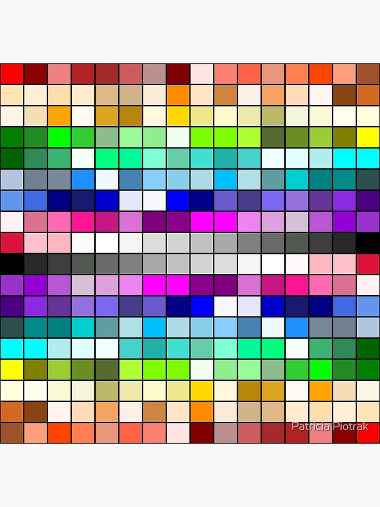 "All colors checkered color palette" Poster for Sale by MisQueArt ...
