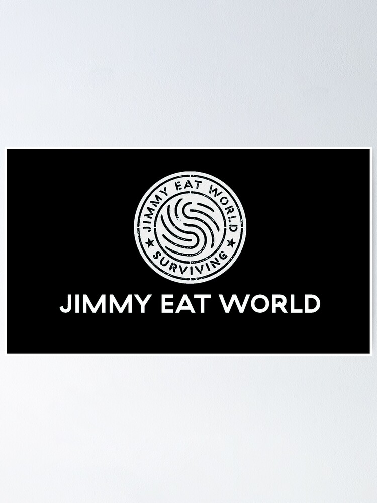"Jimmy Eat World Logo" Poster for Sale by Ric-Sauce | Redbubble