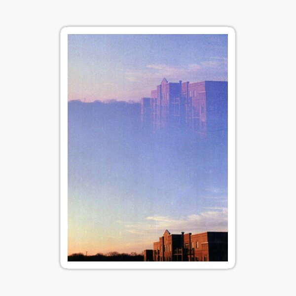"Chicago Suburbs Urban Sunset skyline" Sticker for Sale by kyaari ...