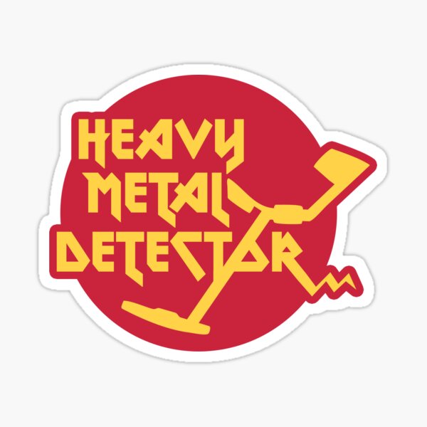 "Heavy Metal Detector" Sticker for Sale by firespriteuk | Redbubble