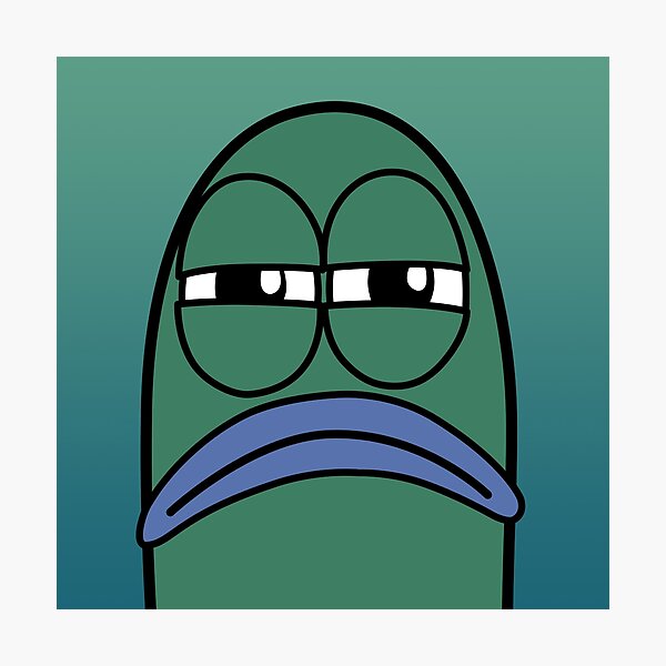 "Spongebob Meme Fish" Photographic Print for Sale by Aslatiel | Redbubble