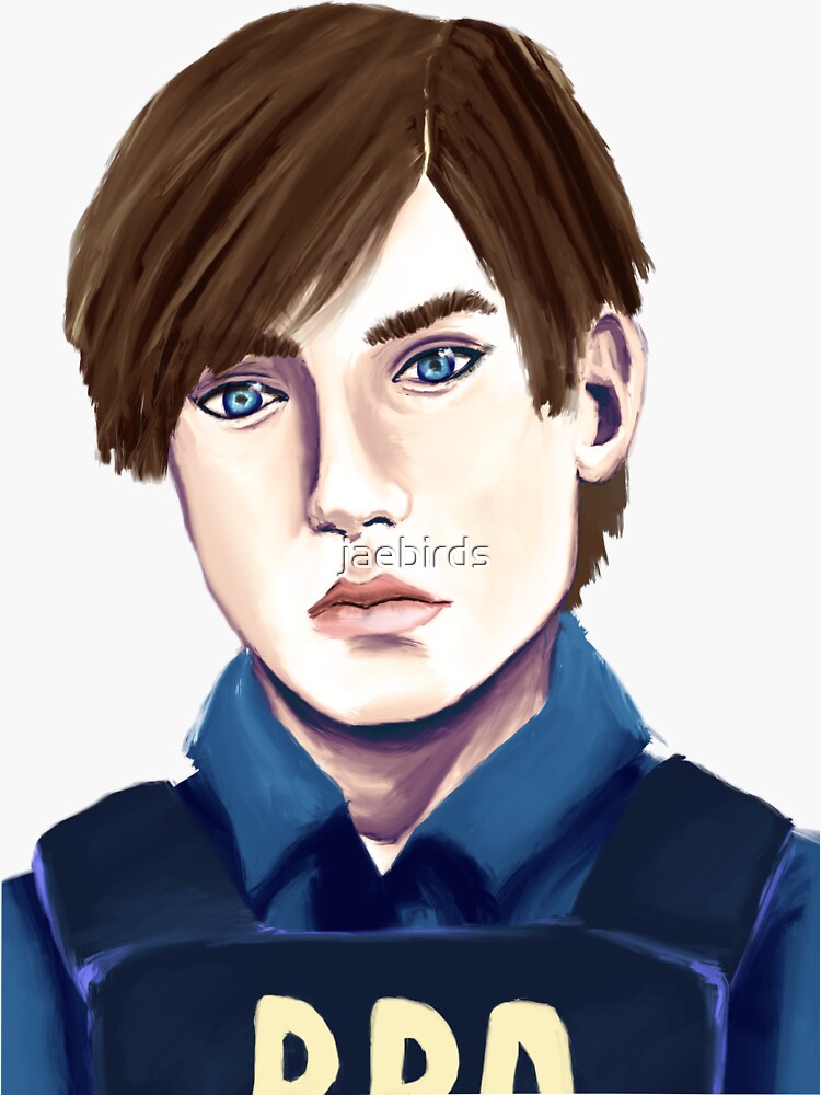 "Leon S. Kennedy" Sticker for Sale by jaebirds | Redbubble