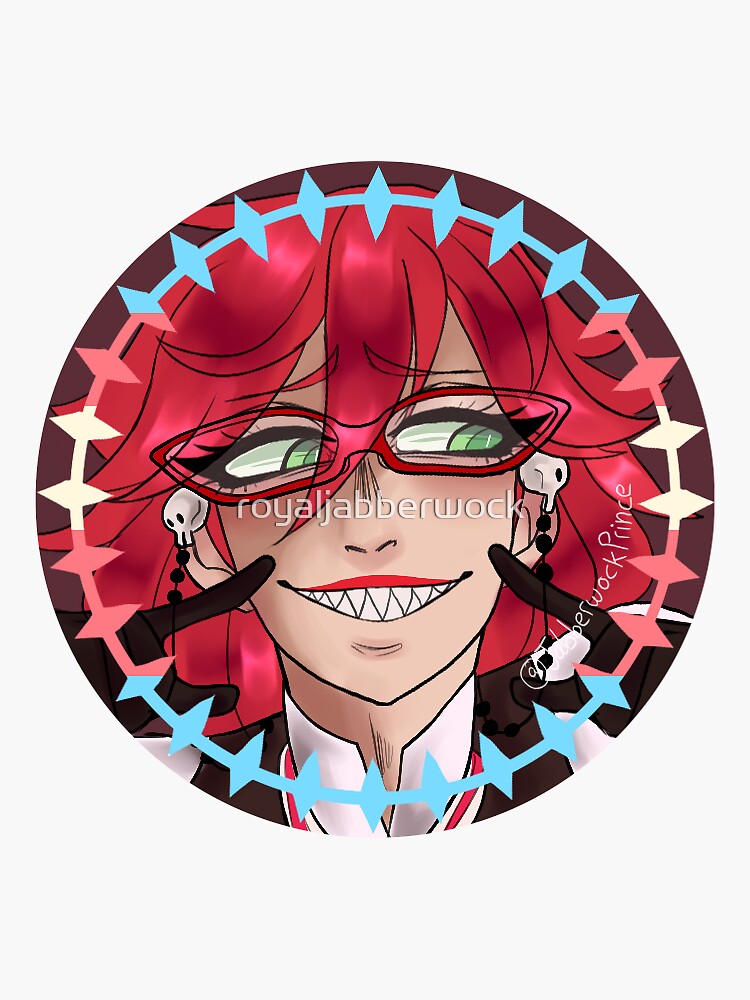 "Trans Rights Grell V2 Sticker" Sticker for Sale by royaljabberwock ...