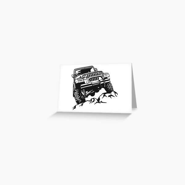 Jeep Greeting Cards | Redbubble