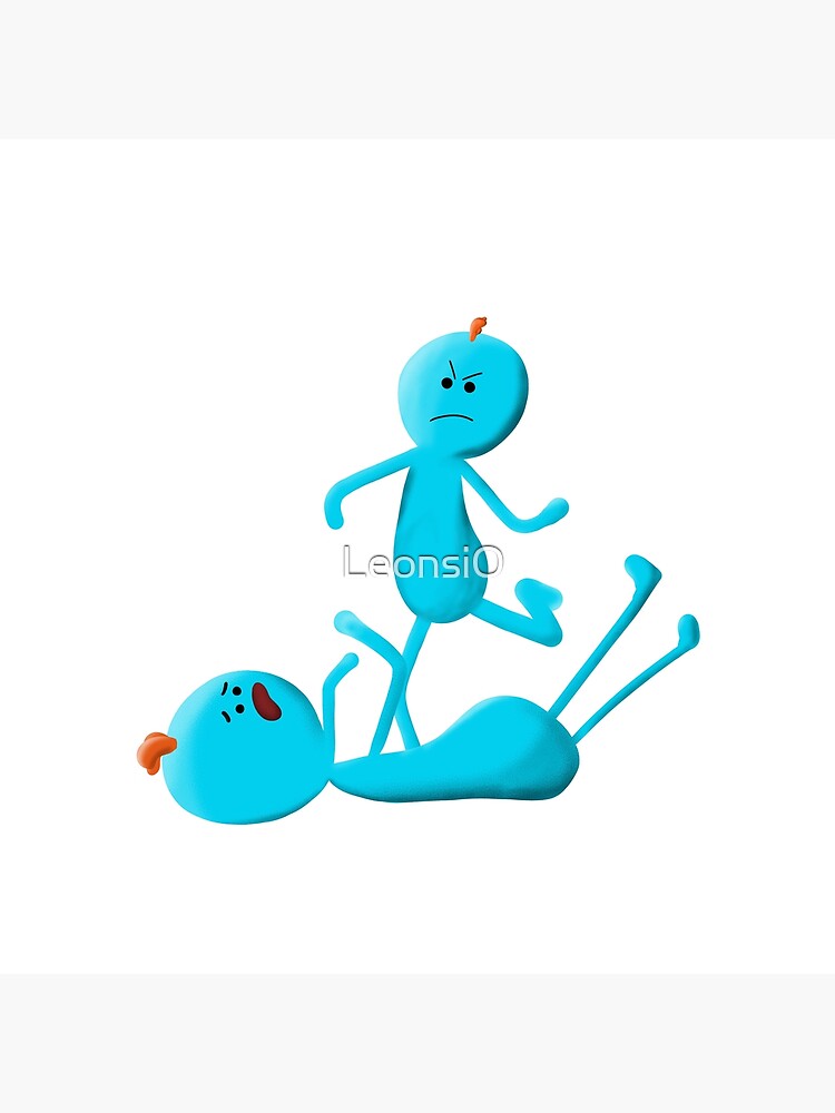 "mr meeseeks fight" Poster by LeonsiO | Redbubble