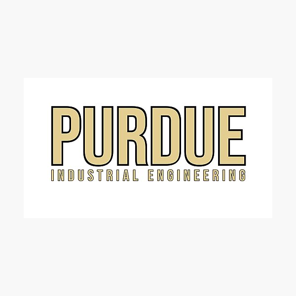 "Purdue Industrial Engineering" Photographic Print by rdvorak | Redbubble