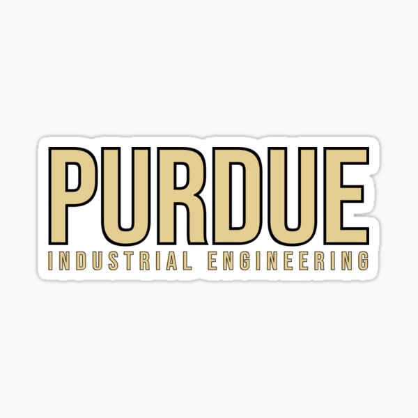 "Purdue Industrial Engineering" Sticker for Sale by rdvorak | Redbubble