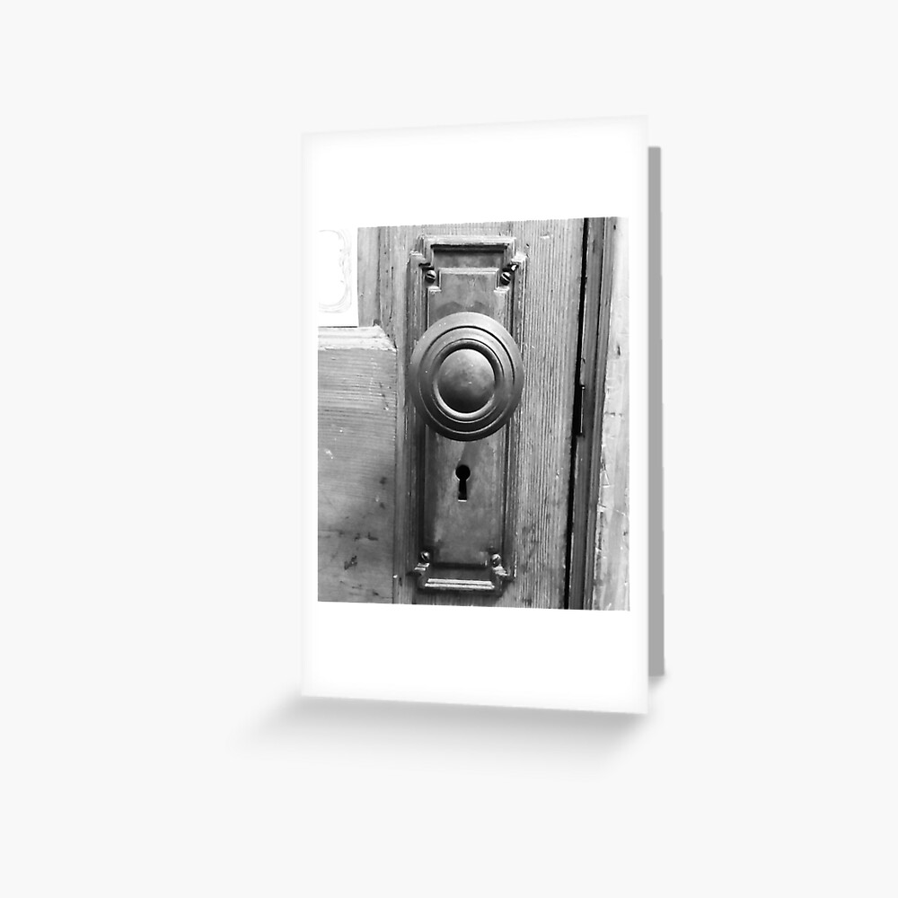 "Door Knob" Greeting Card by ArtbyKorie | Redbubble