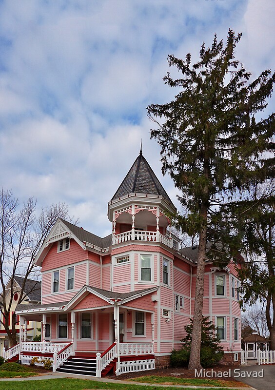 "House - Victorian - Flemington, NJ - The Pink Lady" by Michael Savad ...