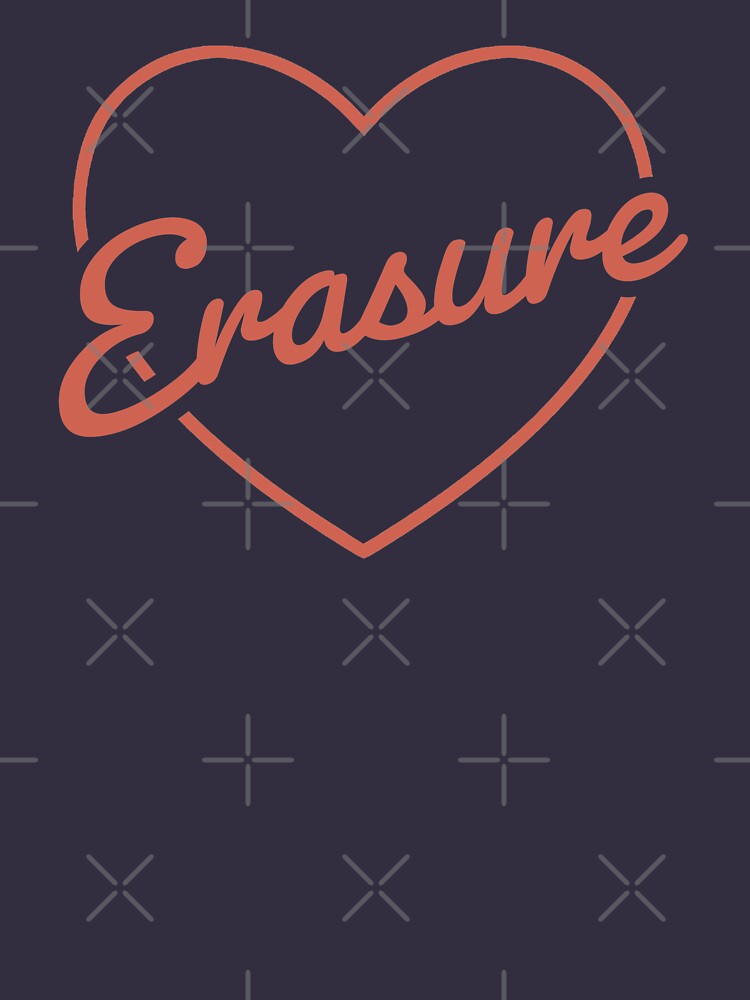 "Erasure " T-shirt for Sale by WhiteStarTees | Redbubble | erasure t ...