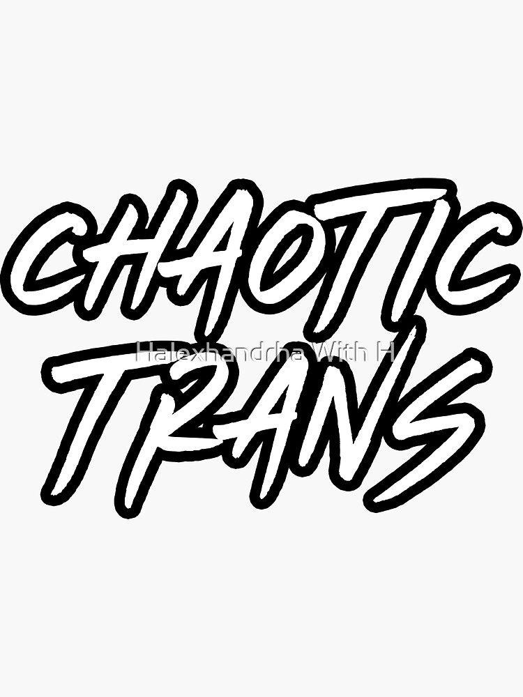 "Dungeons and Dragons RPG Chaotic Trans Alignment Chart" Sticker for ...