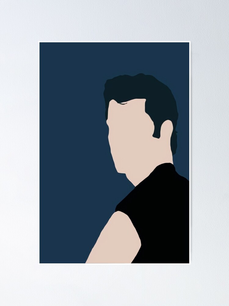"Minimalist drawing of Danny from Grease" Poster by JenniferLaBelle ...