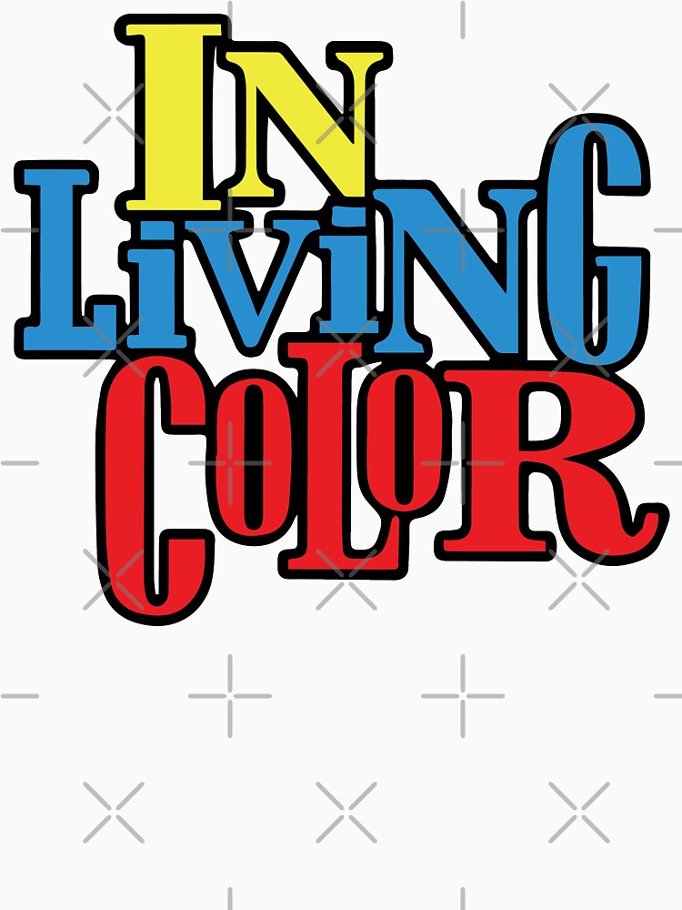"In Living Color TV Sitcom 90s Party Pattern Geometric Bright" T-shirt ...