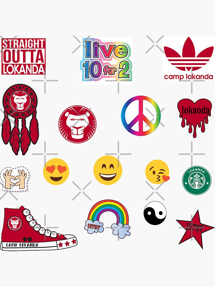 "Camp Lokanda (Multiple stickers available if you order the large or ...