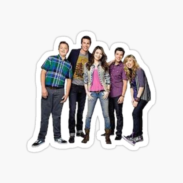 "iCarly Cast" Sticker for Sale by tori-designs | Redbubble