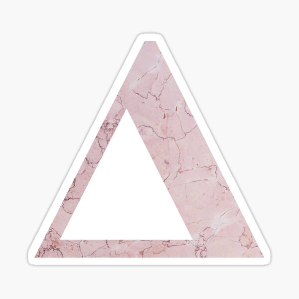"Delta - Pink Granite" Sticker by tmalavet | Redbubble