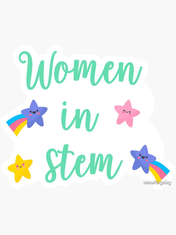 "Women In STEM Cute Star Sticker " Sticker for Sale by wowitsgaby ...