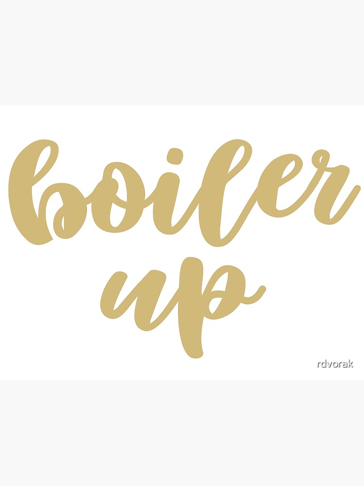 "Purdue University Boiler Up" Poster by rdvorak | Redbubble