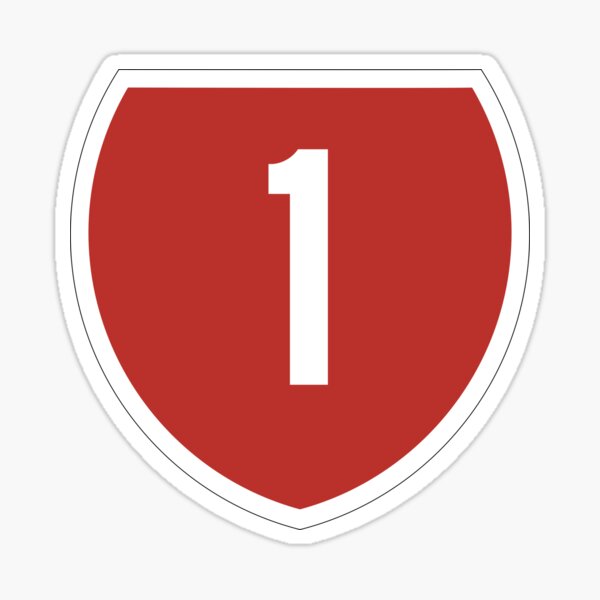 "State Highway 1, New Zealand" Sticker by Kiwidom | Redbubble